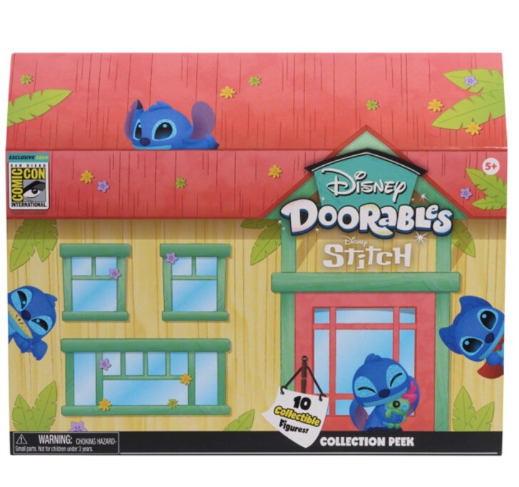 SDCC 2024 UCC Distributing Disney Doorables 8 Piece Flocked Stitch ...