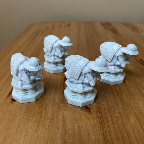 Harry Potter Wizard Chess Replacement WHITE PAWNS Lot of 4 Pieces 2002 ...