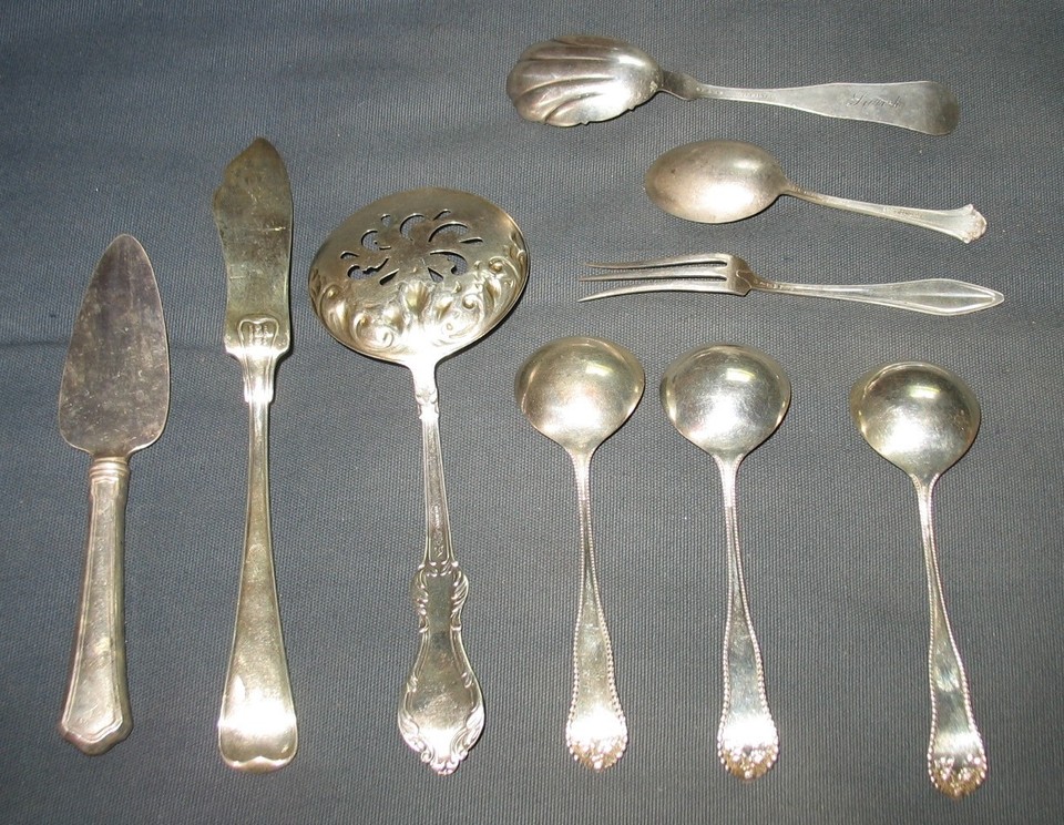 237 grams lot Sterling Silver Silverware Spoons Recovery Use or Scrap ...