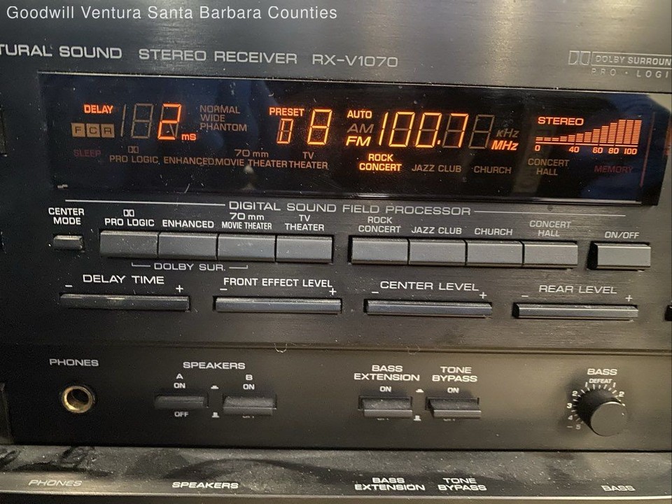 Yamaha Natural Sound Stereo Receiver Model: RX-V1070 - Read | eBay