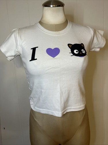 Vintage 00s Chococat Sanrio Baby T-shirt I Heart White Top Xs Xxs Hello ...