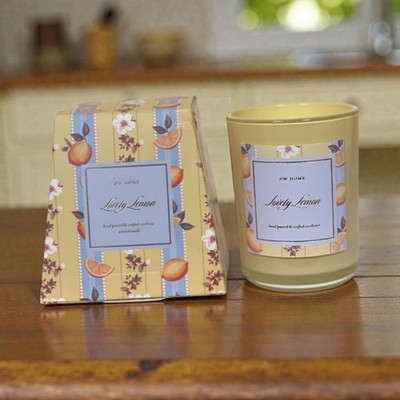 DW Home Lucky Lemon Candle 7.6 oz • Decorative Gift Box • Fresh Citrus ...