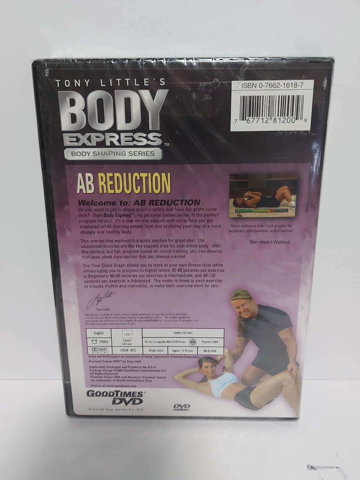 Tony Littles Body Express: Ab Reduction (DVD, 2003) for sale online | eBay