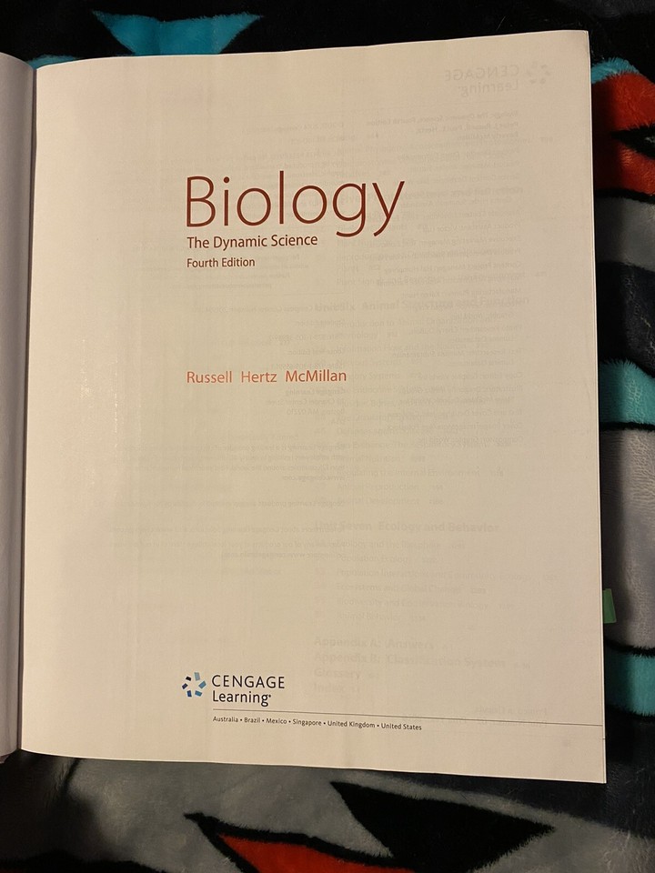 Biology The Dynamic Science 9781305389892| eBay