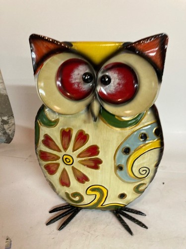 Pier One Metal Bird Googly Eyes Garden or Indoor/Outdoor Decor NEW | eBay