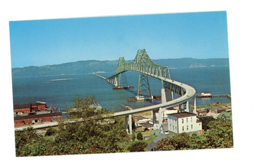 Postcard New Bridge across Columbia River linking Washington & Astoria ...