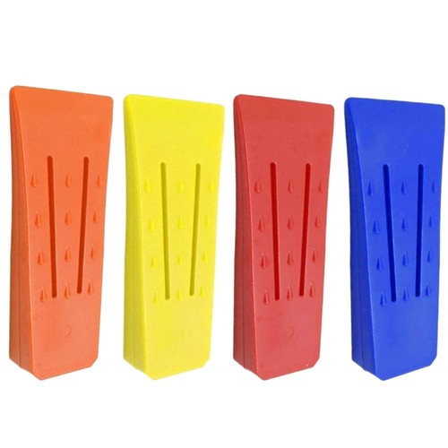 Heavy duty Plastic Logging Wedges 4pcs Set for Secure For Chainsaw For ...
