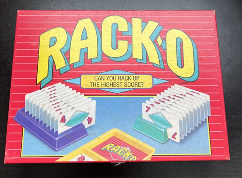 Rack-O Board Game 1992 Parker Brothers Complete High Score Card Game | eBay