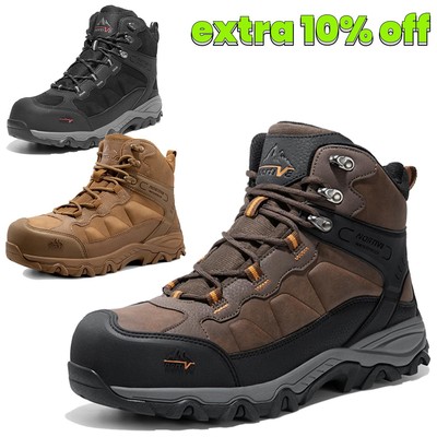 Men's Safety Steel Toe Work Boots Industrial Outdoor Anti-Slip Tactical ...
