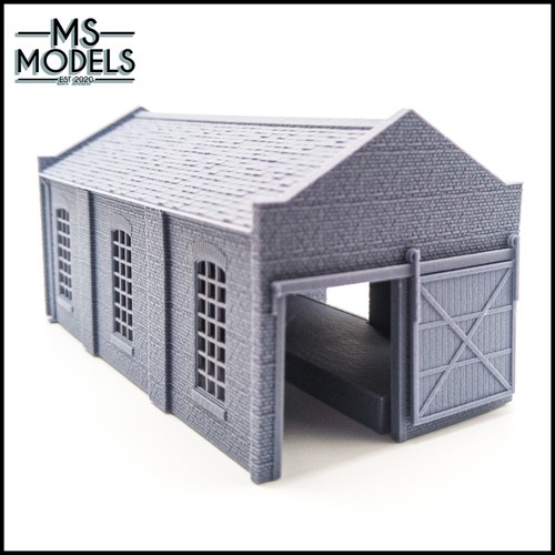 N/TT120 LMS Goods Shed for Model Railway/Diorama/Scenery suits Hornby ...