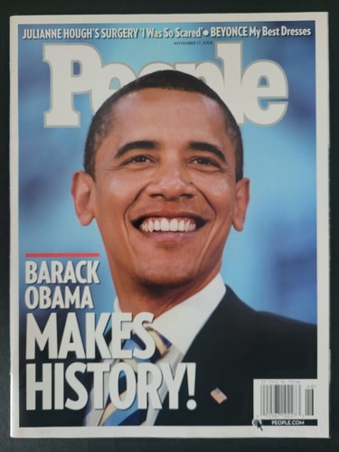 PEOPLE MAGAZINE November 17, 2008 PRESIDENT BARACK OBAMA COVER ...