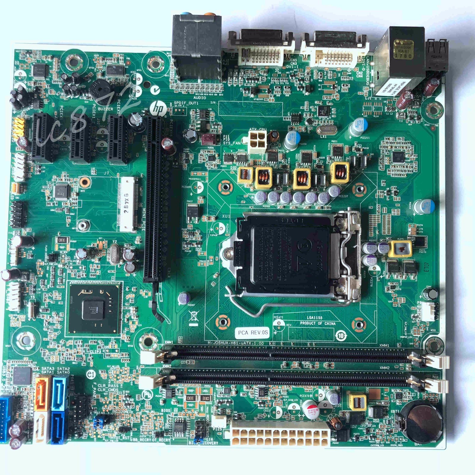 NEW HP Pavilion P6 P7 Joshua H61 Intel Desktop Motherboard s1156 698346 ...