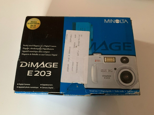 Minolta Dimage E203 Appareil photo numérique Vintage 2002 | eBay