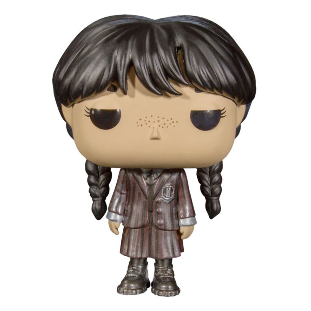 Funko POP! The Addams Family Wednesday Addams Metallic Vinyl Figure ...