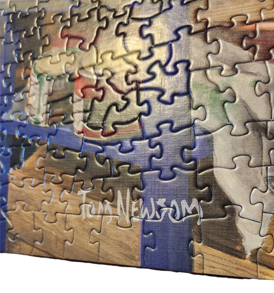 20 Pieces 5x4 Rectangular Jigsaw Puzzle Matrix Powerpoint