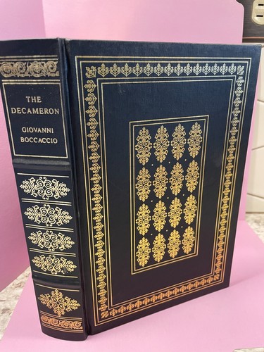 Franklin Library Leatherbound The Decameron by Boccaccio 1981 Black ...