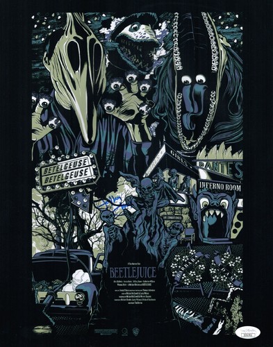 JEFFREY JONES Signed BEETLEJUICE 11x14 Photo In Person Autograph JSA ...