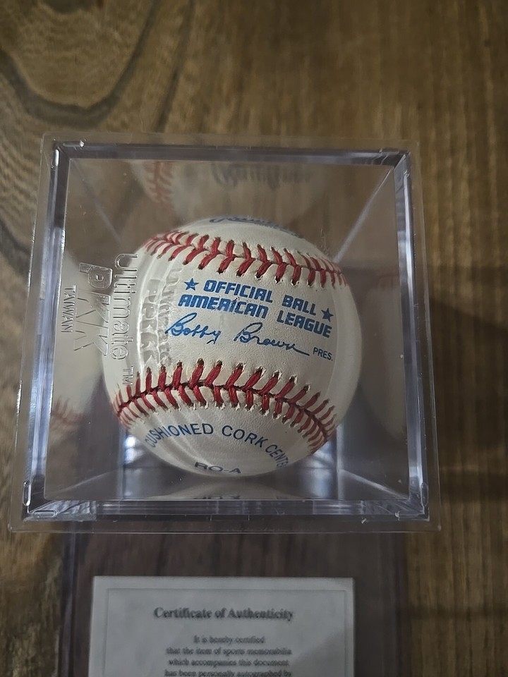 Bo Jackson Signed Autographed Bobby Brown Baseball GOLDIN Authentic ...