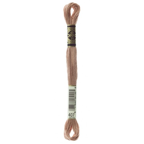 12 Pack DMC 6-Strand Embroidery Cotton 8.7yd-Dark Desert Sand 117-407 ...