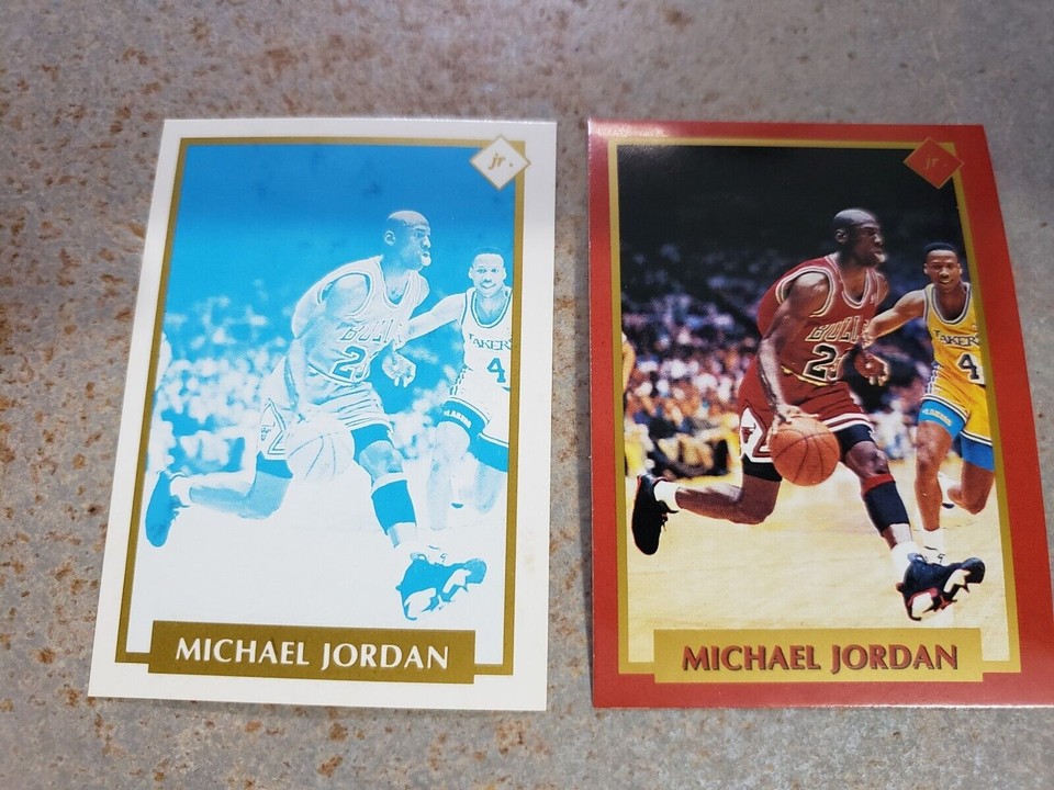 Michael Jordan Chicago Bulls 1991 Tuff Stuff Jr #2 Progressive Proof ...