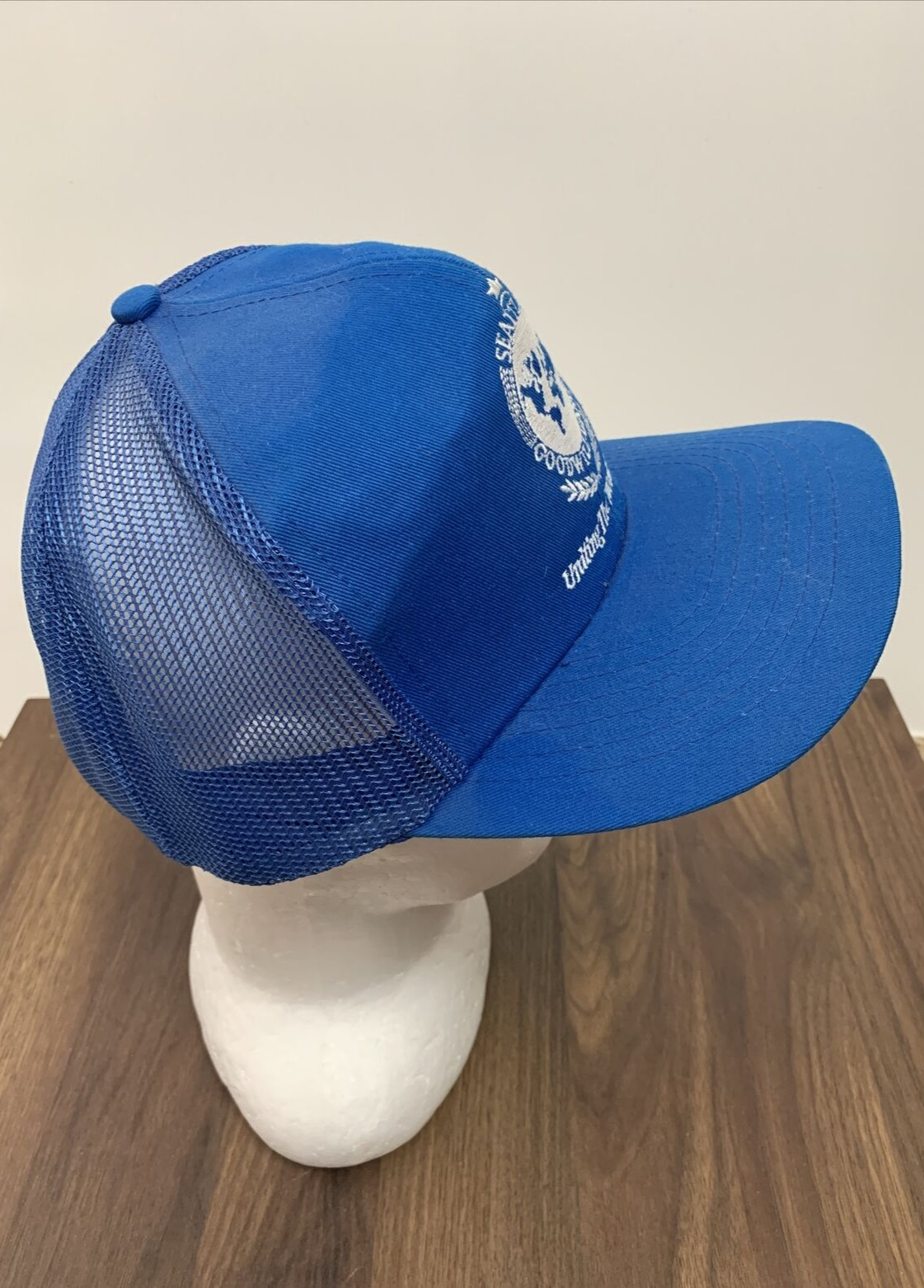 Seattle 1990 Goodwill-Games RARE VTG Mesh Trucker Hat… - Gem