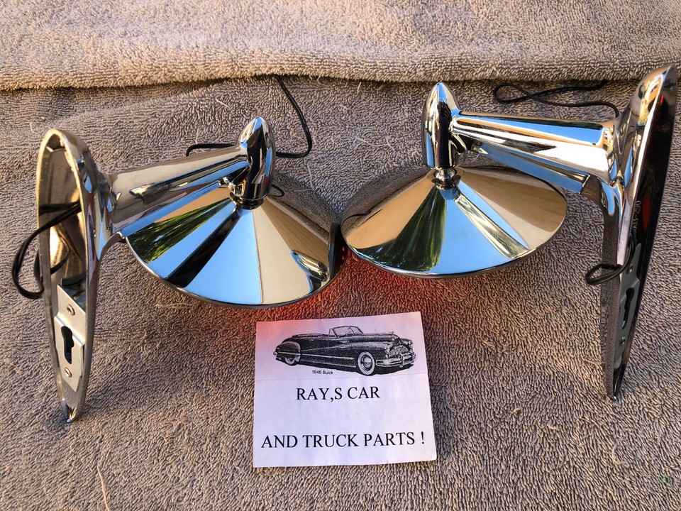 Classic Style Side View Mirrors With Built In Turn LED Arrows