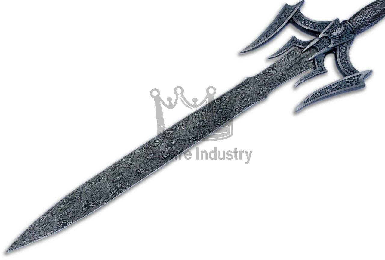 Luciendar Sword Of Light, Damascus Steel Double Edge Battle Ready With ...