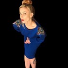 Gorgeous Vintage 80s “Plain Jane” Royal Blue Sequined Party Prom ...