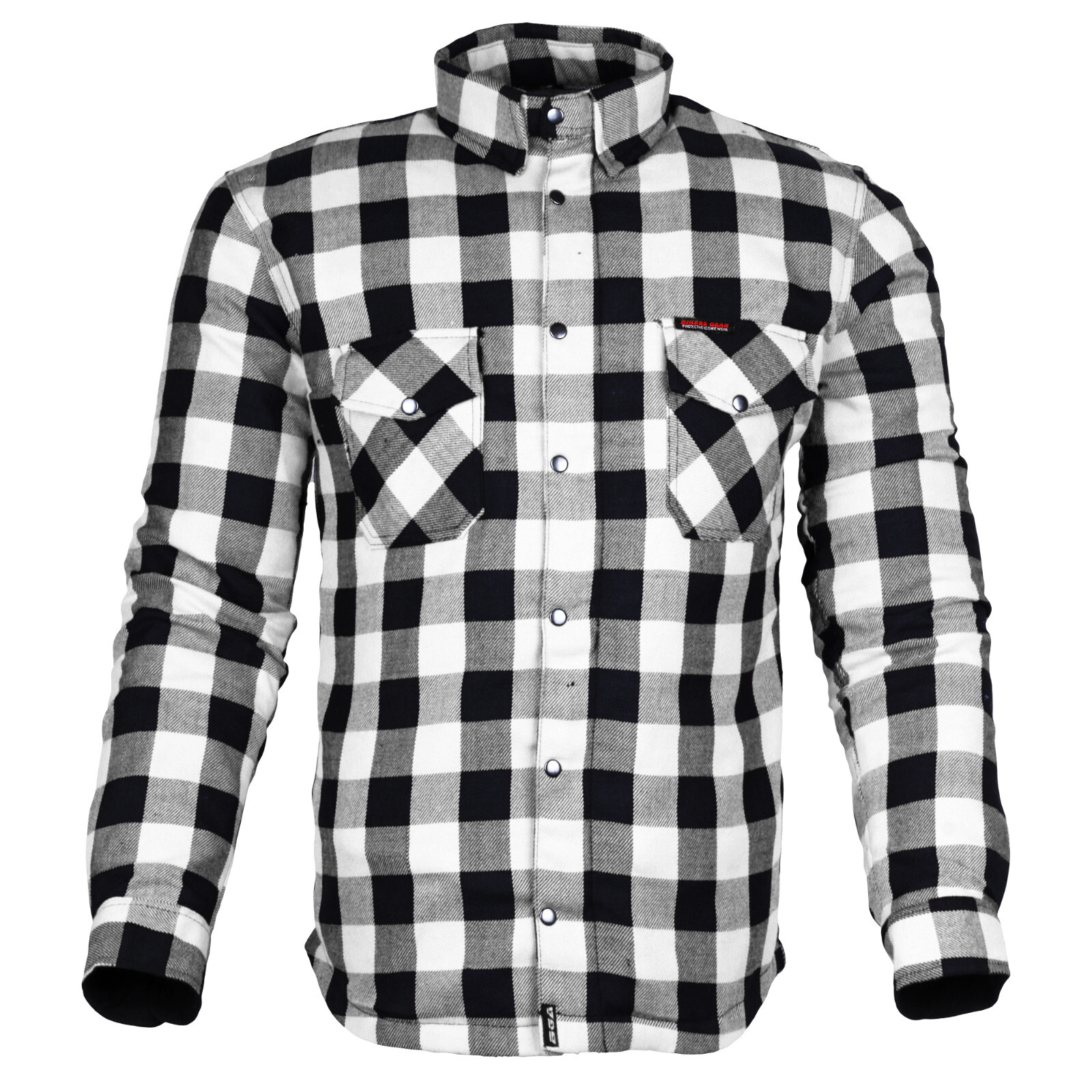 Mens CE armour Motorcycle Motorbike Flannel Shirt Lined with DuPont ...