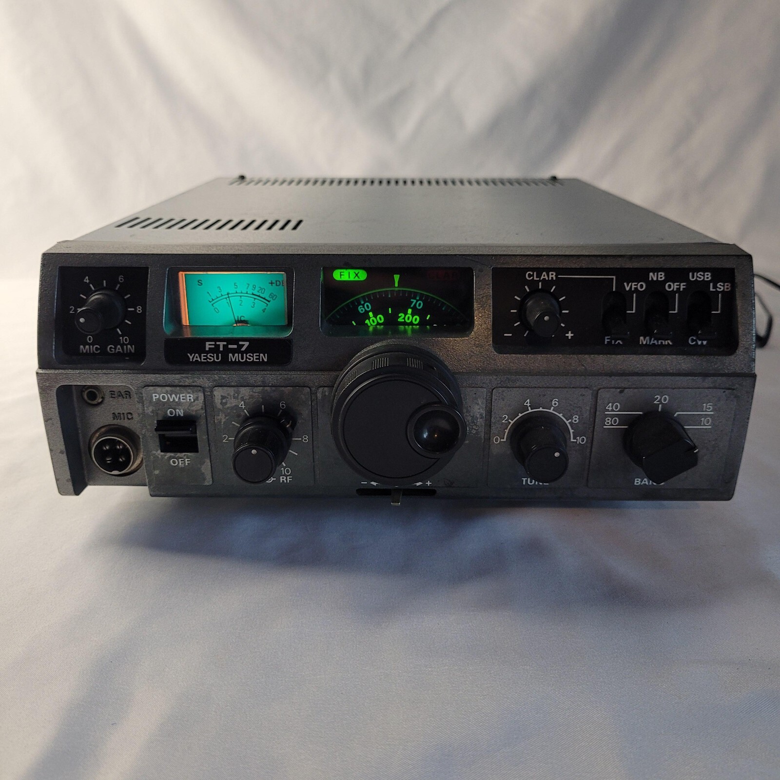 Rare YAESU FT-7 3.5MHz 28MHz SSB/CW Solid State Transceiver Amateur Ham ...