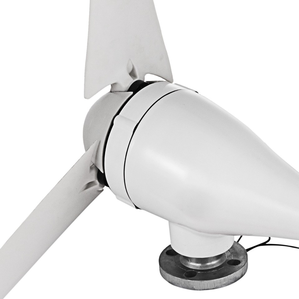 400W-1200W Wind Turbine Generator Kit Windmill DC 12/24V MPPT Charger ...