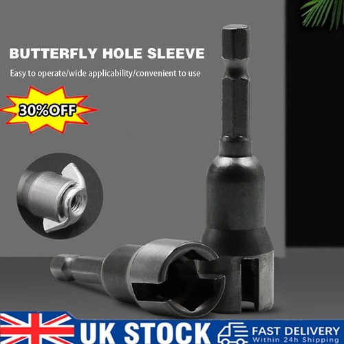 Wing Nut Driver Drill Bit Socket Wrench Tool for Panel Nuts Screws 65mm ...