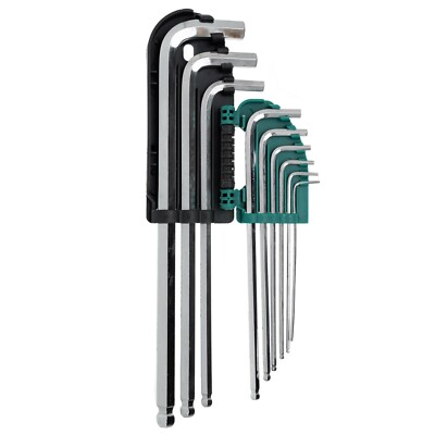 HUAQI HEX BALL END ALLEN KEY SET METRIC ALLAN ALAN 1.5-10MM HIGH ...