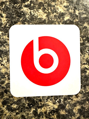 Beats By Dre Original Round Red Logo Sticker Decal 3" Brand New | eBay