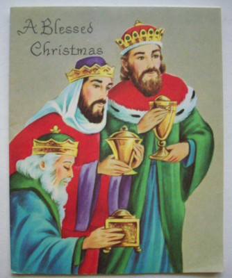 The Three Kings vintage Christmas greeting card *EE9 | eBay