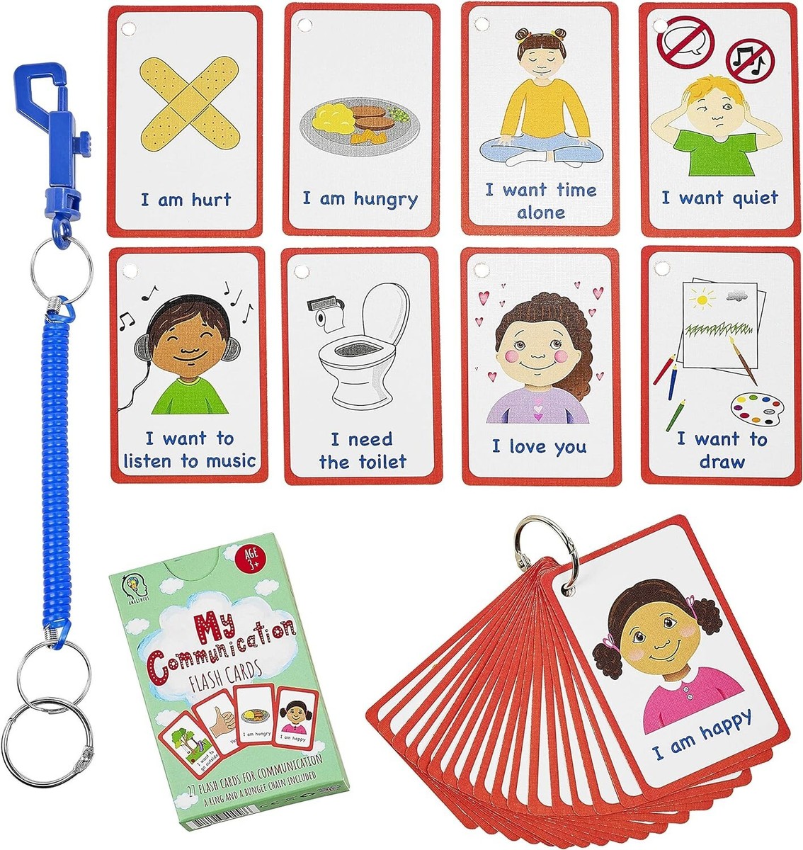 Makaton Flash Cards PECS Communication Cards – Non Verbal, Autism ...