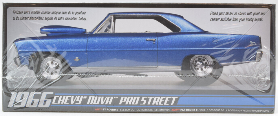 AMT 1966 Chevy Nova Pro Street 1:25 Scale Plastic Model Car Kit 636 | eBay