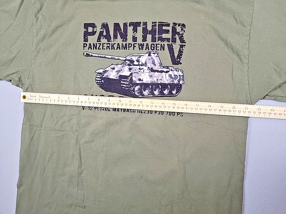 German Panther panzerkampfwagen V Tank Panzer 5 T-Shirt men's XL | eBay