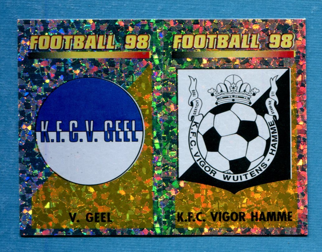FOOTBALL 98 BELGIO Panini-Figurina -Sticker n. 359 - V. GEEL - VIGOR ...