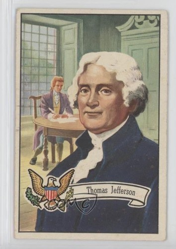 1956 Topps US Presidents Thomas Jefferson #5 f6p | eBay