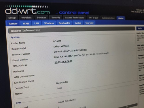 Linksys WRT32X AC3200 DD-WRT INSTALLED Dual-Band 2.4GHz 5GHz Wi-Fi ...