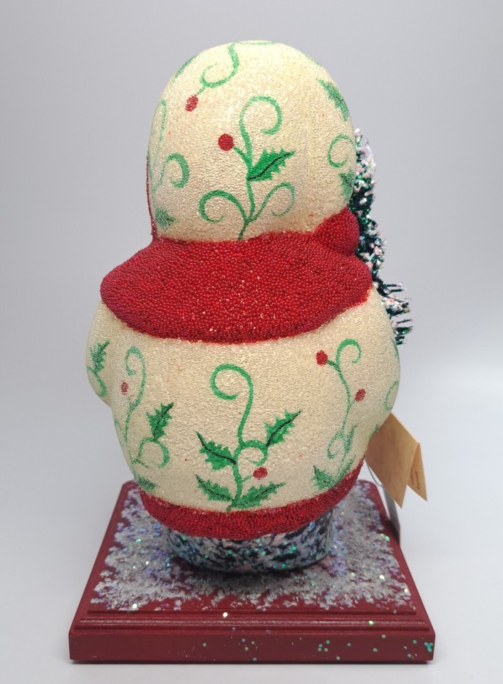 Ino Schaller Germany for Lord & Taylor 2003 Papier Mache Santa 10.5 ...