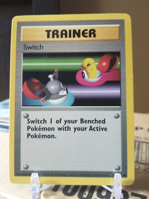 Switch 95/102 Base Set Trainer 1999 Vintage WOTC Pokemon Card LP-NM | eBay