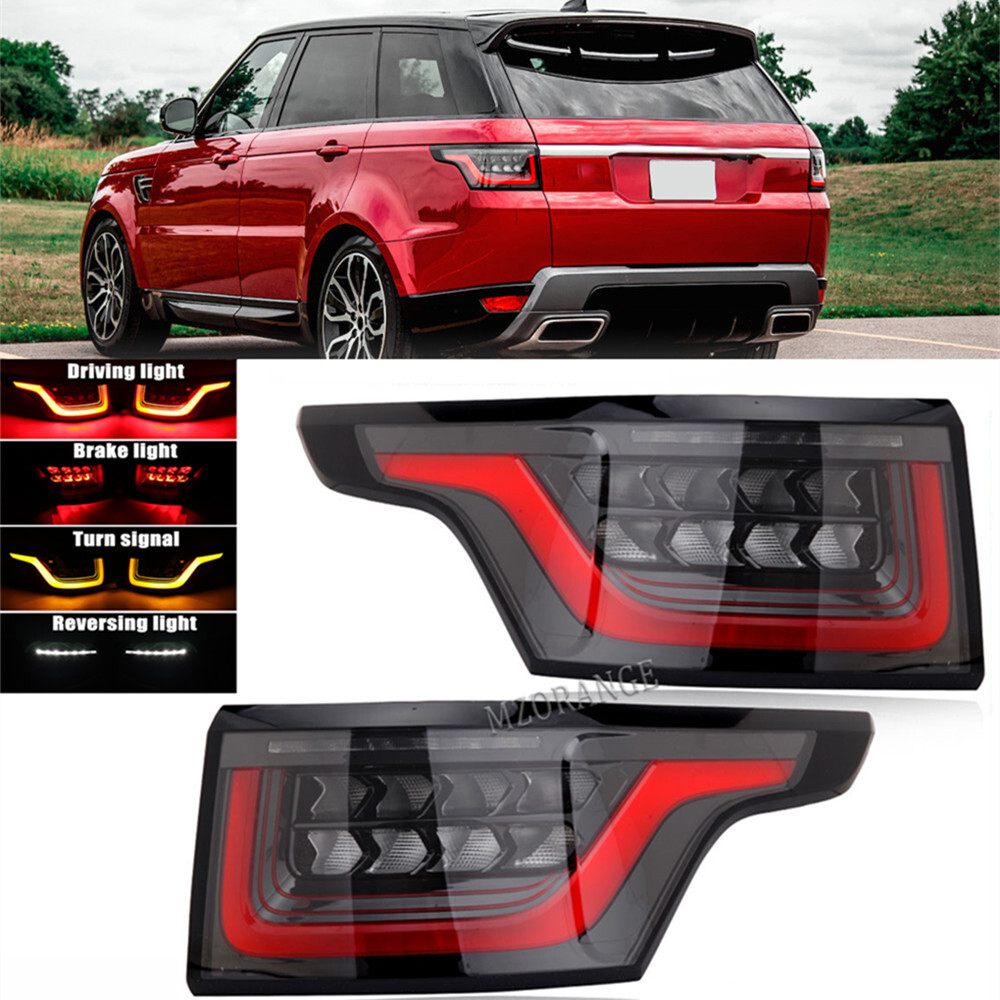 2x Dynamic LED Rear Tail Light Stop Lamp For Range Rover Sport L494 ...
