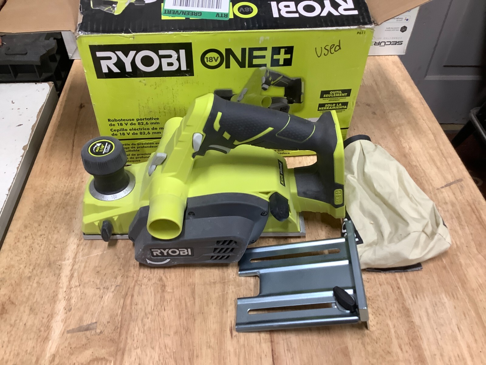 RYOBI P611 18-Volt ONE+ Cordless 3-1/4 in. Hand Planer (Tool Only) | eBay