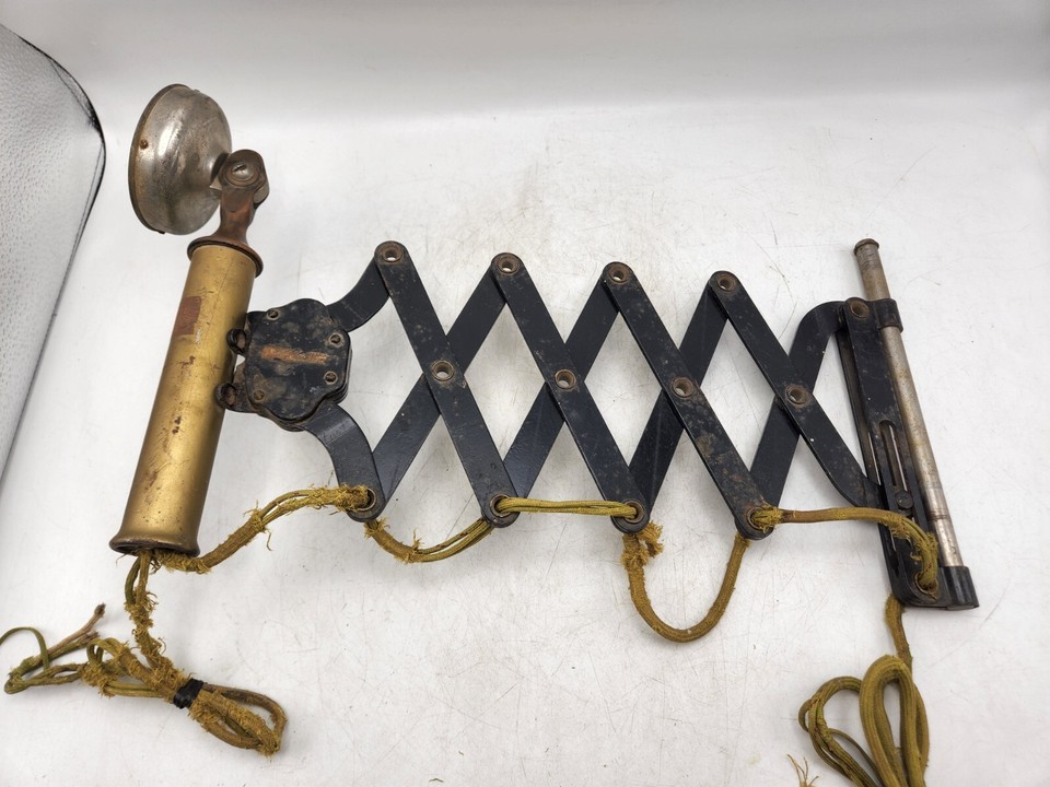 Antique/Vintage Western Electric Metal Candlestick Scissor Railroad ...