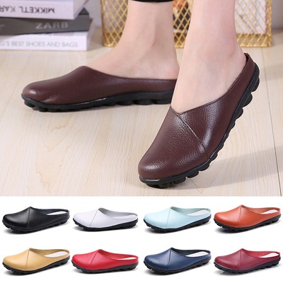 Women Backless Clogs Slip On Mules Ladies Comfort Indoor Outdoor ...