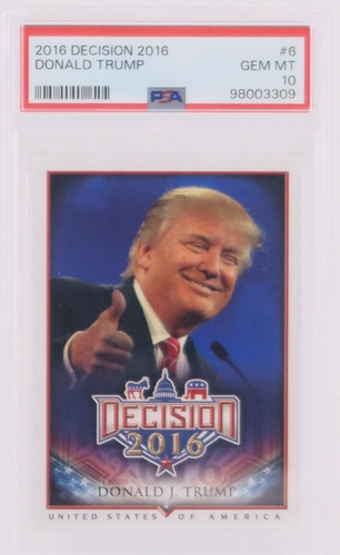 2016 Decision 2016 DONALD TRUMP #6 PSA 10 | eBay