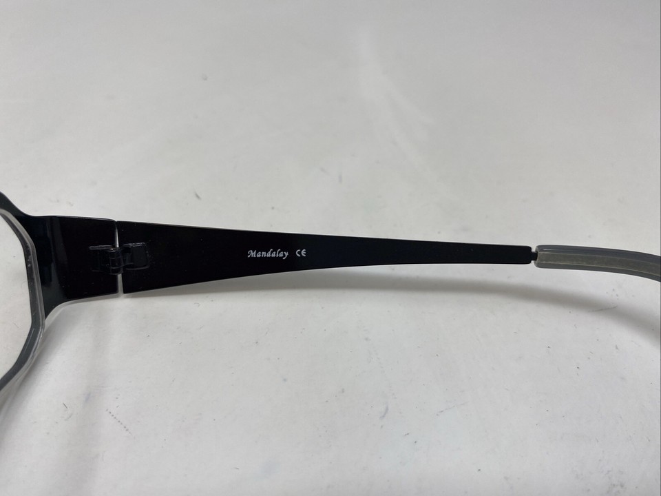 Mandalay Japan M712 C2 52-17-135 Black Full Rim Eyeglasses Frame IM02 ...