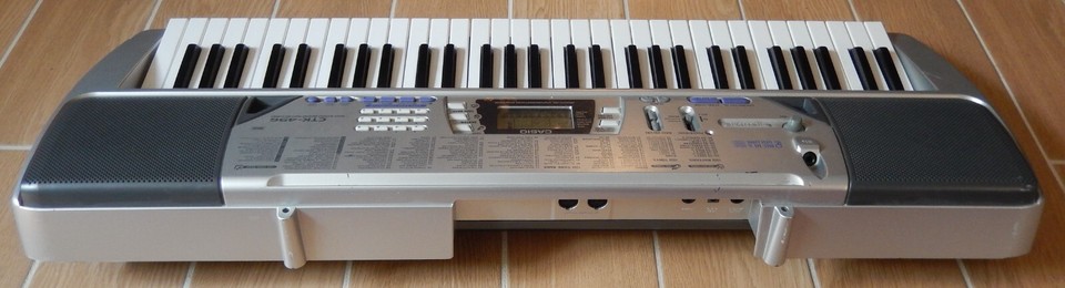 Casio CTK-496 61 Key Electric Digital Keyboard Piano w/ Power Adapter ...